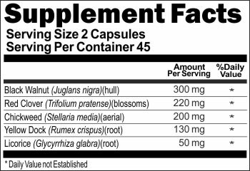 Private Label Advanced Parasite Cleanse 90caps Private Label 12,100,50 ...